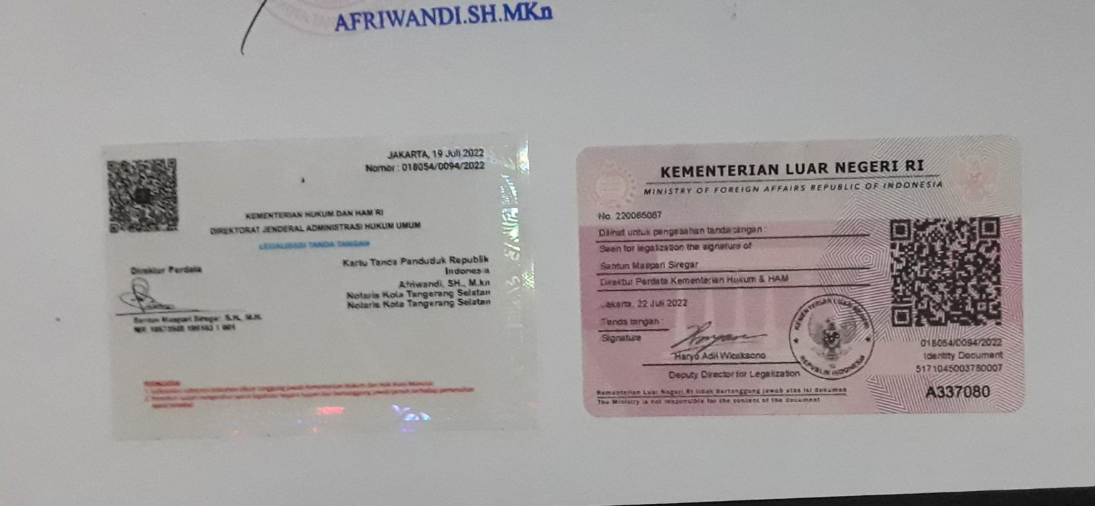 Mengurus Stiker Legalisasi Kemenkumham untuk ke Malaysia